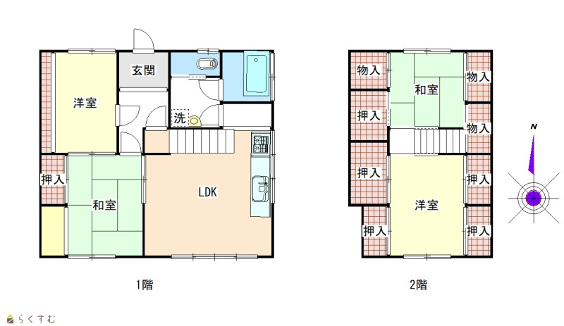 新道中古別荘 190 - 新潟県柏崎市新道字一本松の売買物件情報 中古一戸建て 4LDK 1,900,000円｜らくすむ
